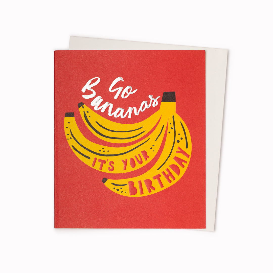 USTUDIO Design Birthday Card | Go Bananas