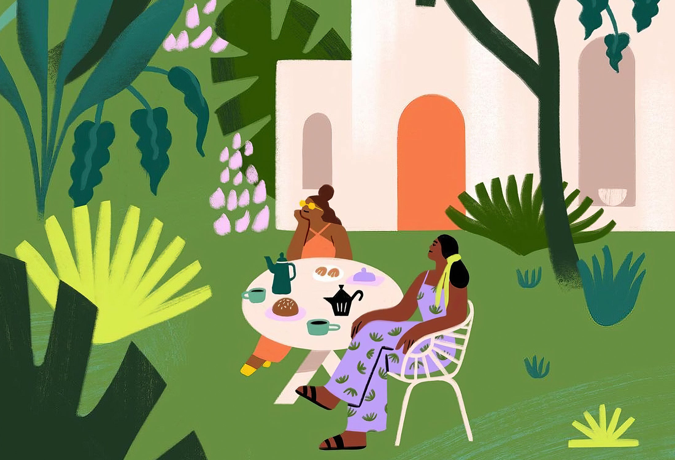 Ana Gaman Art Greeting Cards by USTUDIO Design