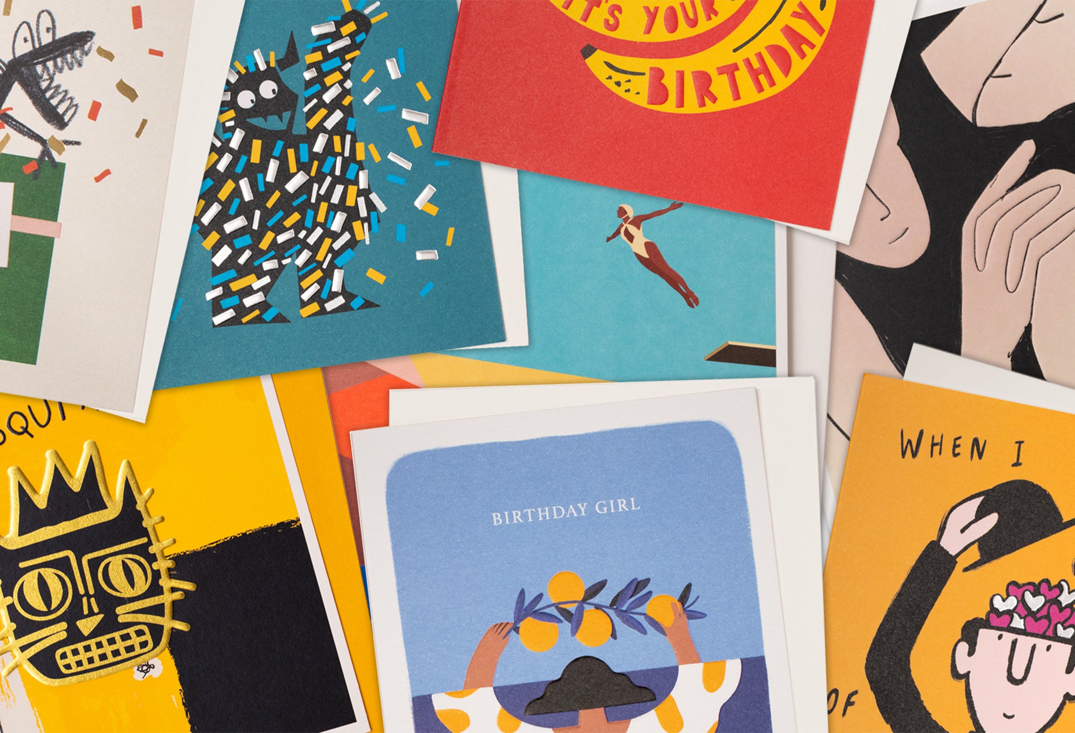 New! The Latest USTUDIO Greeting Cards | Art Illustration Birthday ...
