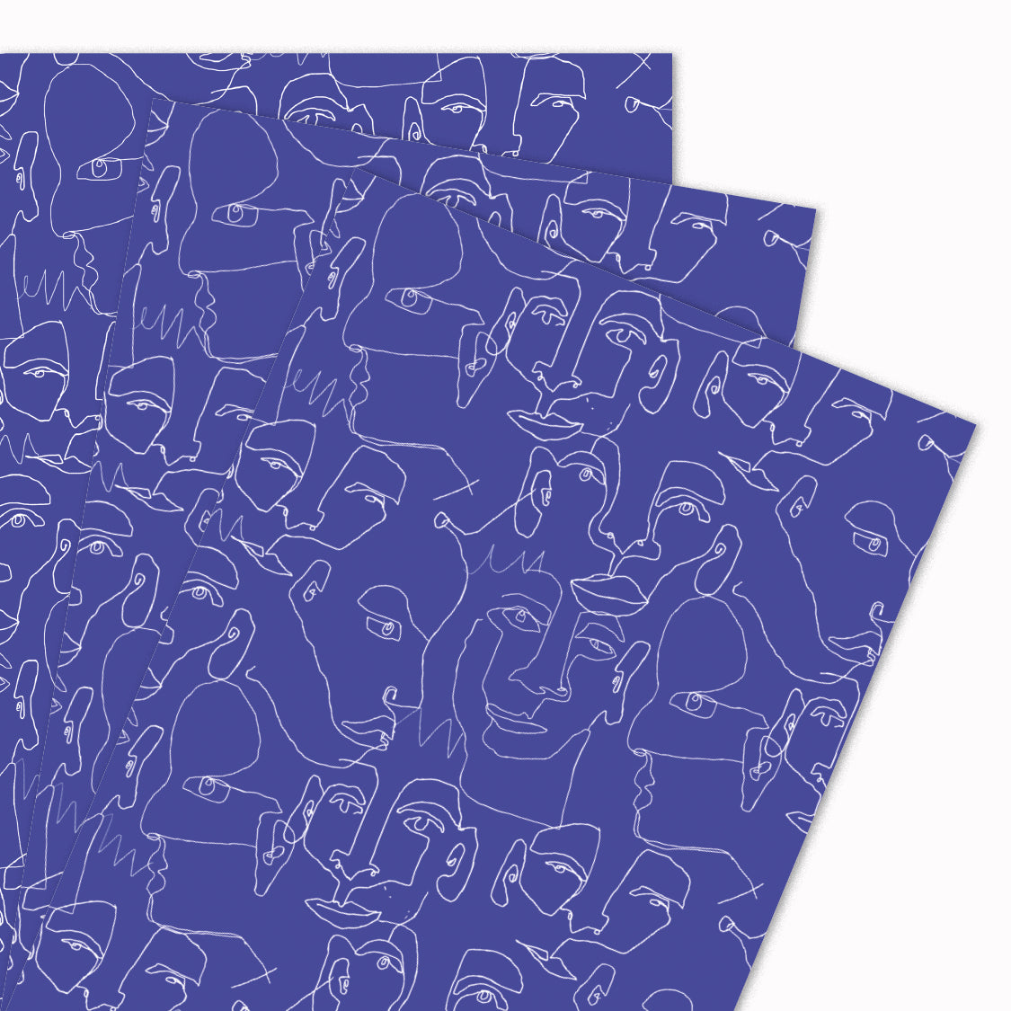 USTUDIO Design Pack of 3 Gift Wrap Sheets | Lineman by Katy Welsh