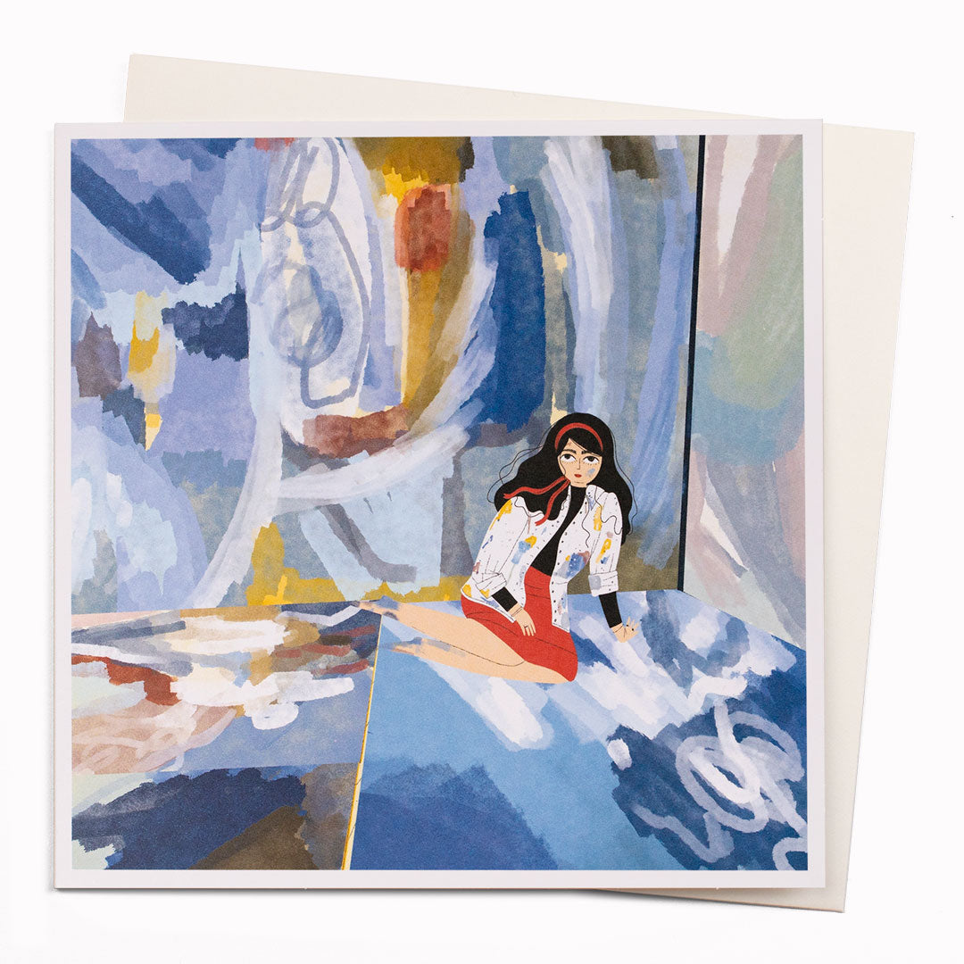 USTUDIO Design Art Notecard by Juliana Vido | Helen Frankenthaler