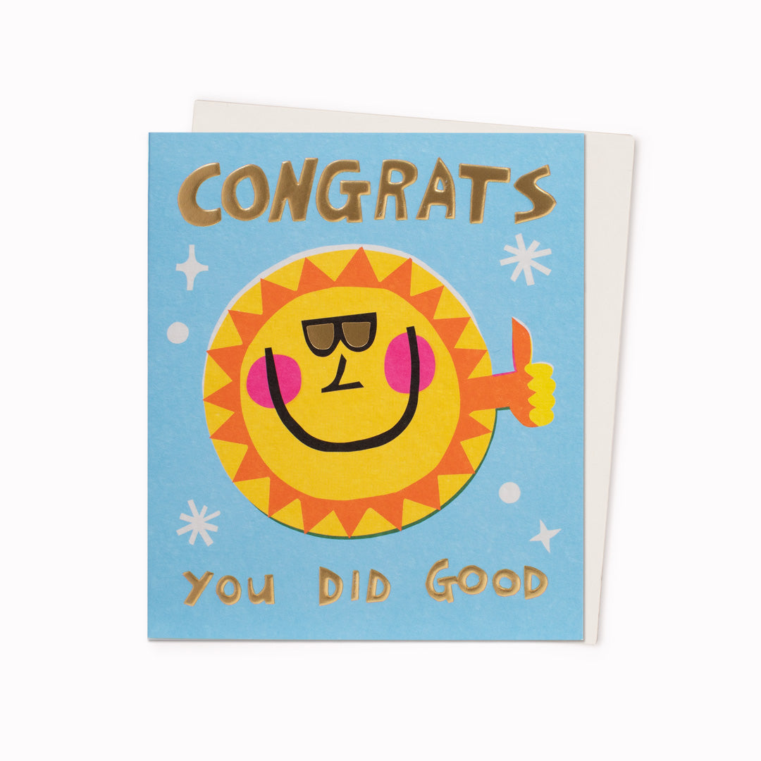 USTUDIO Design | You Did Good Card by Newton Davey | Congratulations