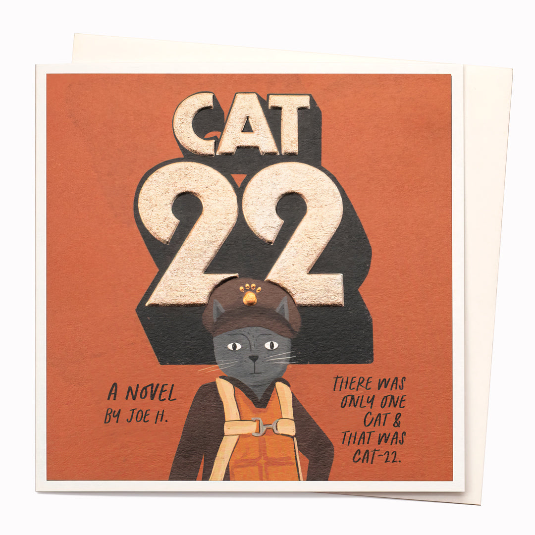 USTUDIO Design Books Cat Greeting Card by Niaski | Cat 22