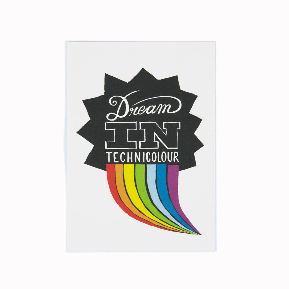 USTUDIO Design Art Illustration Postcard | Dream In Technicolour