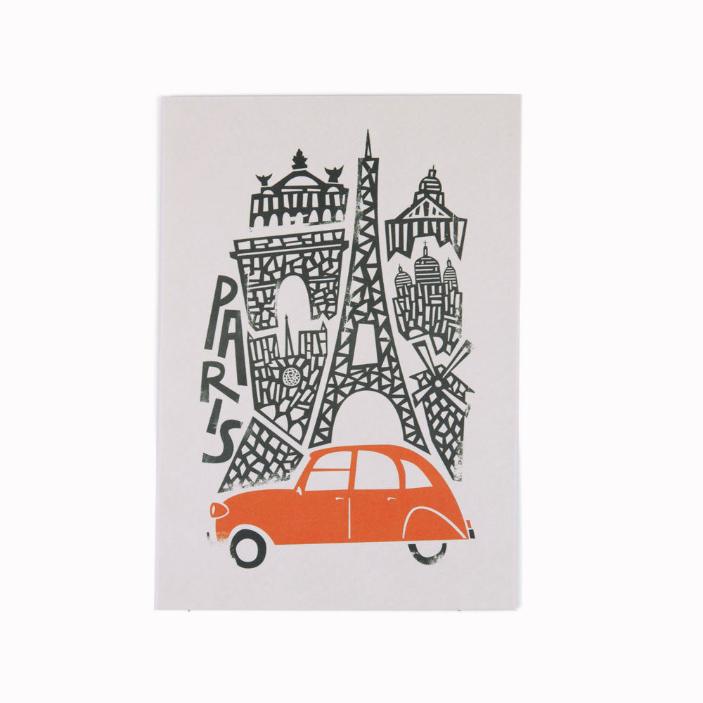 USTUDIO Design Art Illustration Postcard by Fox and Velvet | Paris