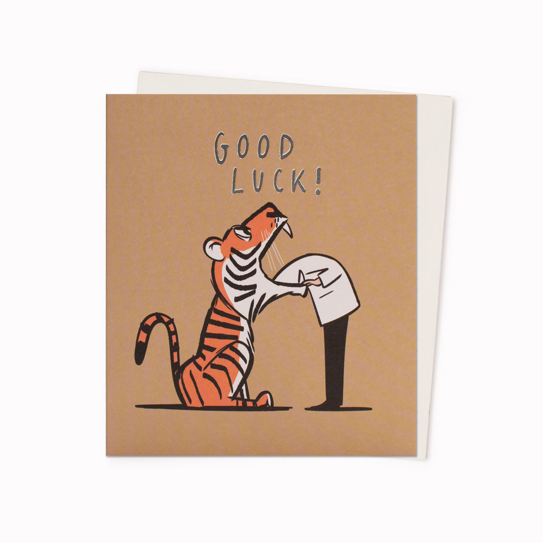 USTUDIO Design Good Luck Card by Peter Ryan | Good Luck Tiger