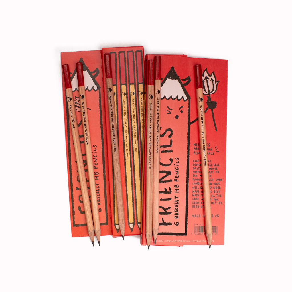 USTUDIO | HB Pencil Sets | Pencils with Personalities | Friencils ...