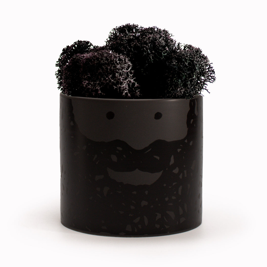 USTUDIO Design Illustrated Planter | Beardy Bernard | D. 11.5cm