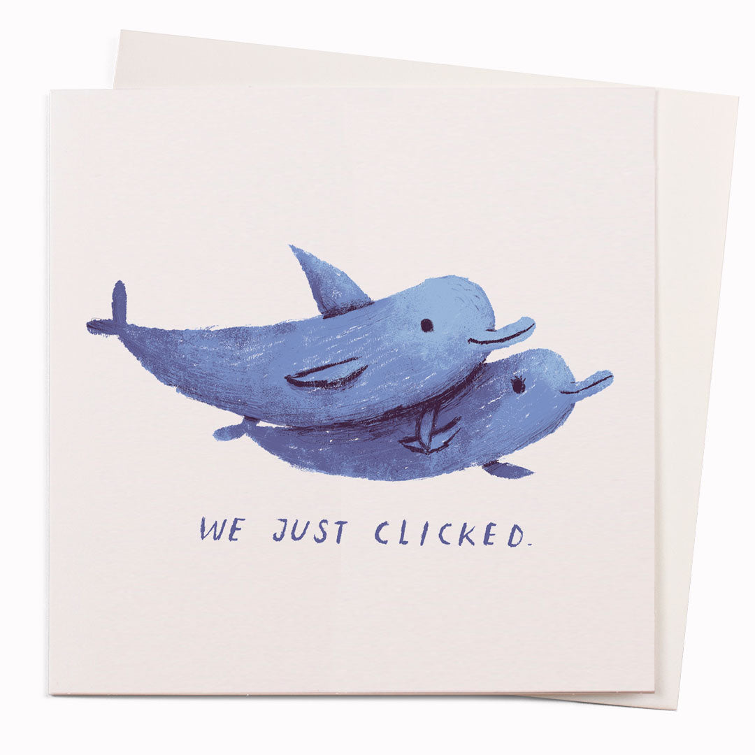 USTUDIO Design Art Notecard | We Just Clicked by Louis Roskosch