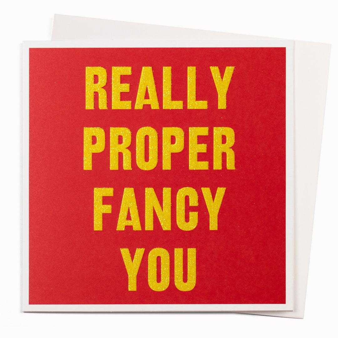 USTUDIO Design Love Theme Art Notecard | Really Proper Fancy You by ...
