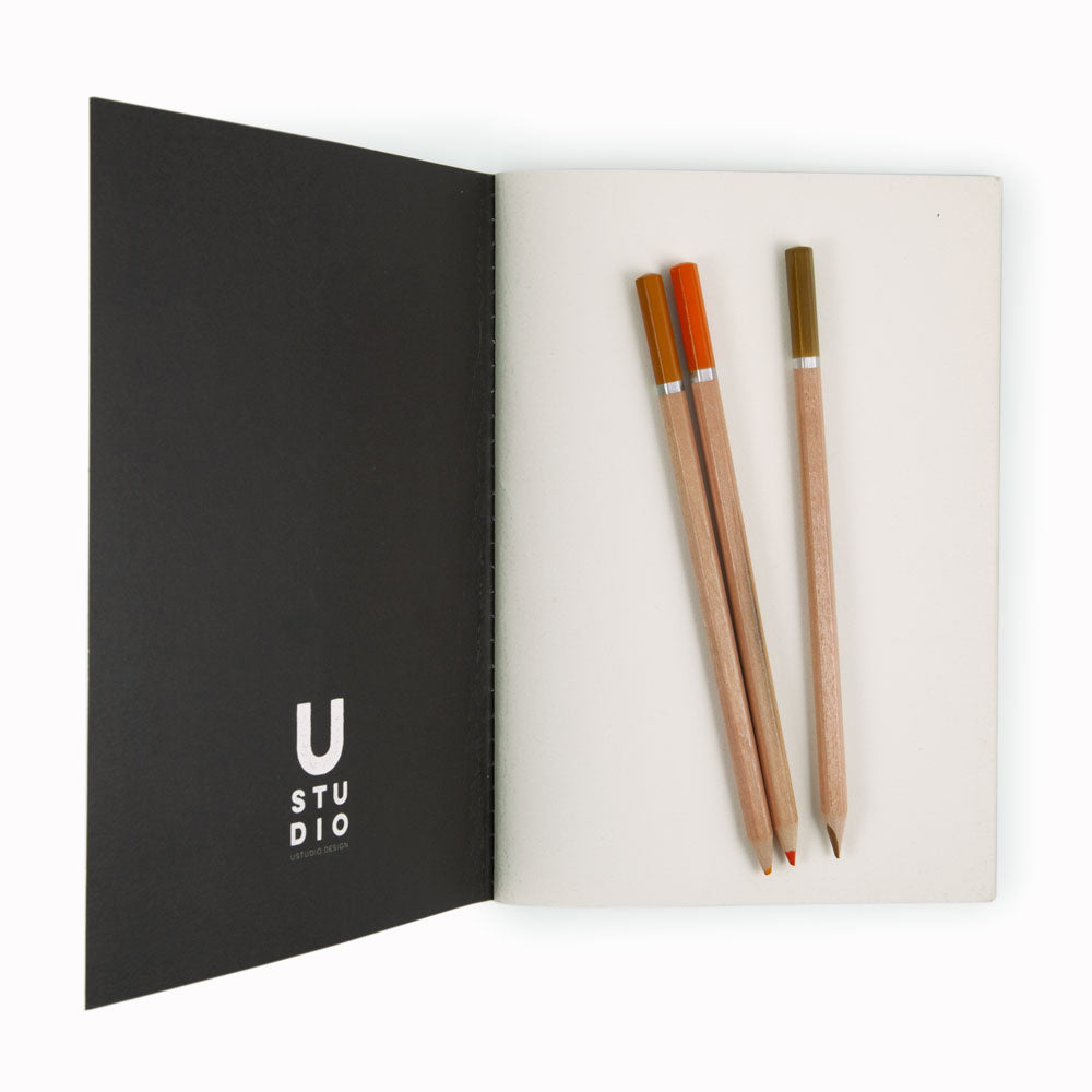 USTUDIO Design A5 Plain Notebook by Katy Welsh | Letters