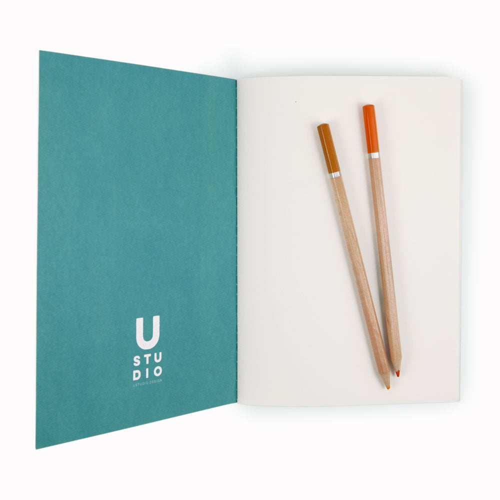 USTUDIO Design A5 Plain Notebook by Katy Welsh | Hands On