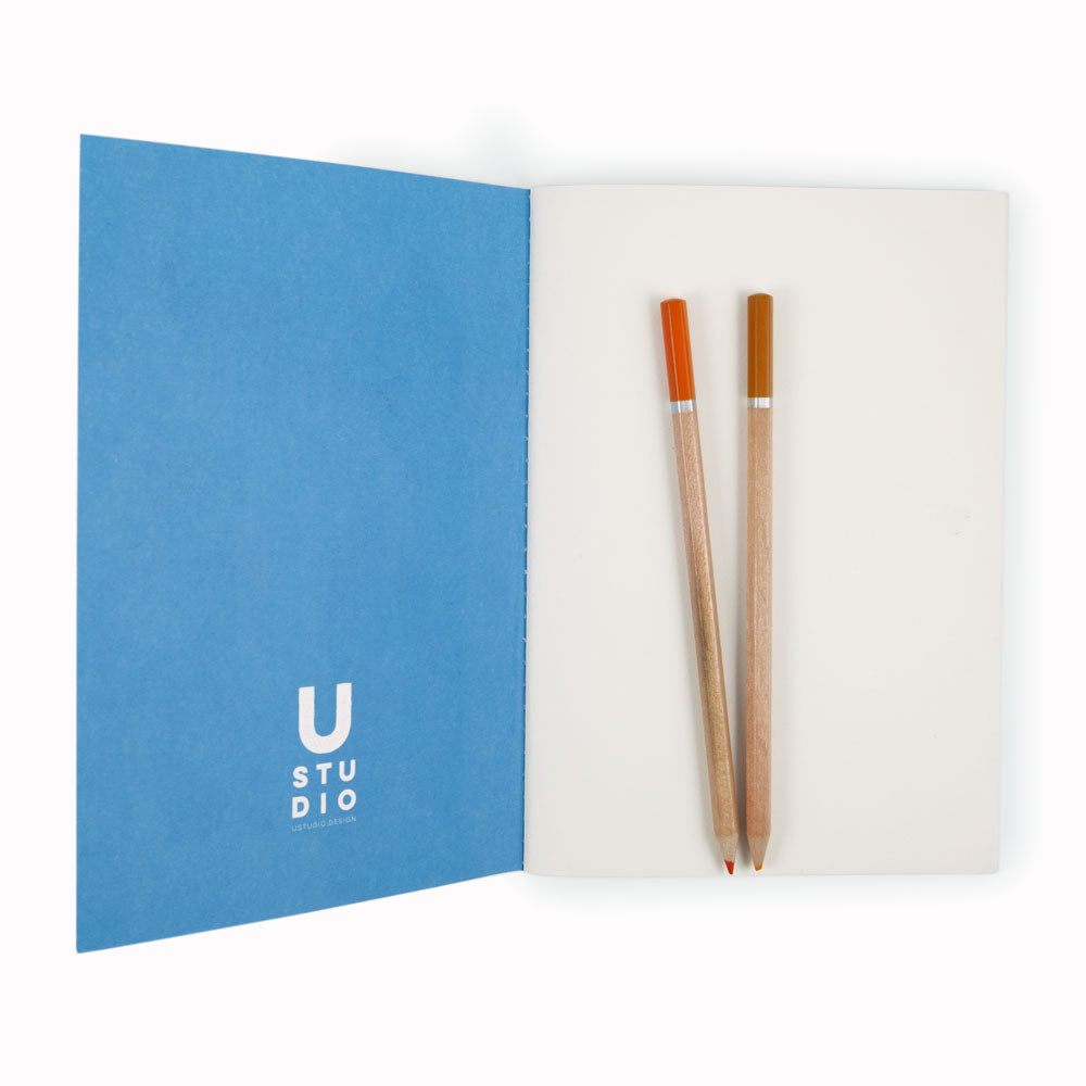 USTUDIO Design A5 Plain Notebook by Jay Roeder | Get Shit Done