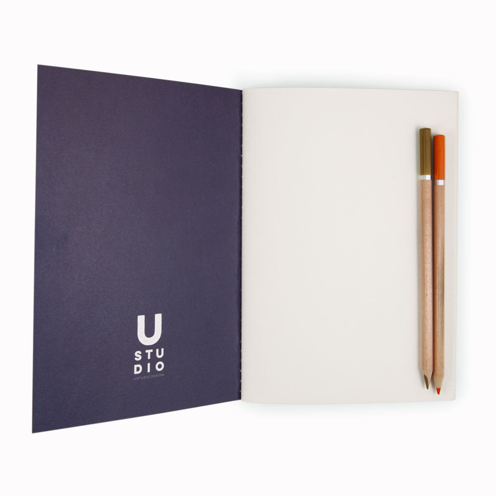 USTUDIO Design A5 Plain Notebook by Rose Robins | Chill Dude