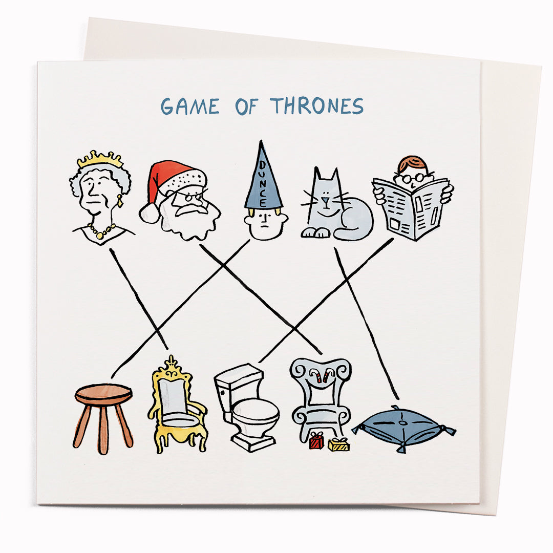 USTUDIO Design Humour Greeting Card by John Atkinson | Game Of Thrones
